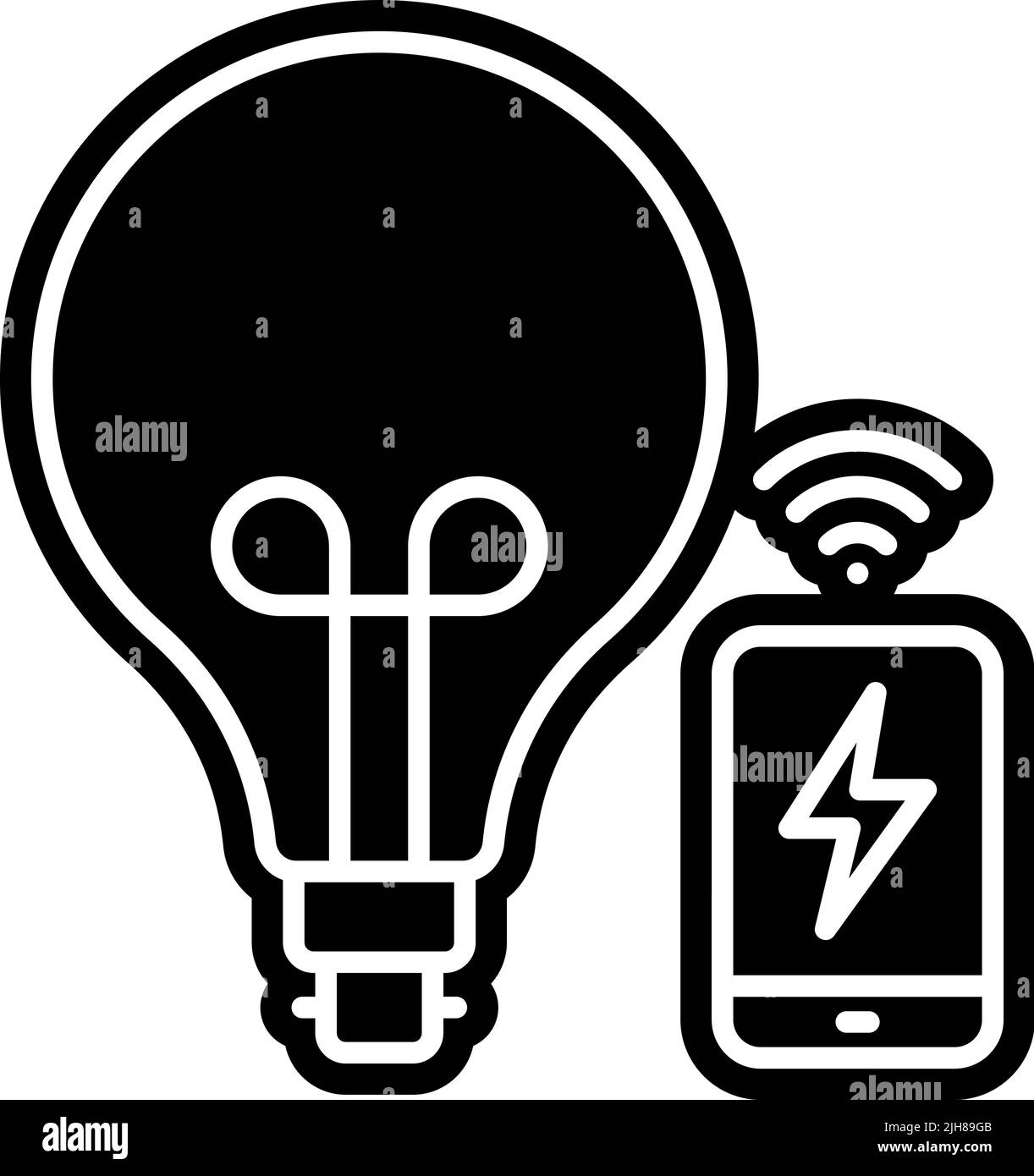 Smart home thermostat icon Cut Out Stock Images & Pictures - Alamy