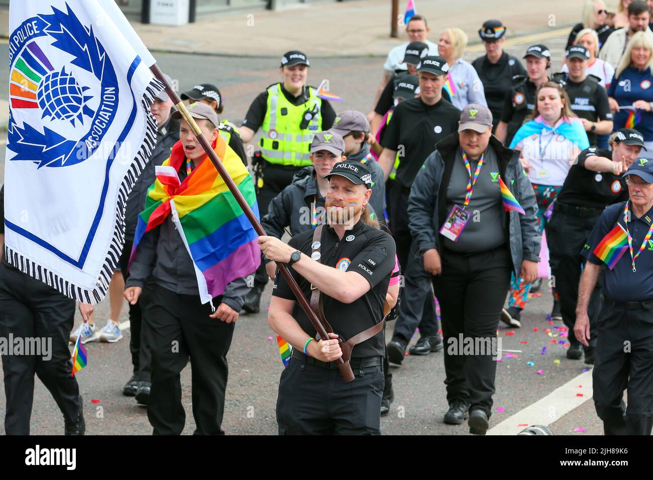 Glasgow, UK. 16th July, 2022. More than 5000 took part in "Glasgow's ...