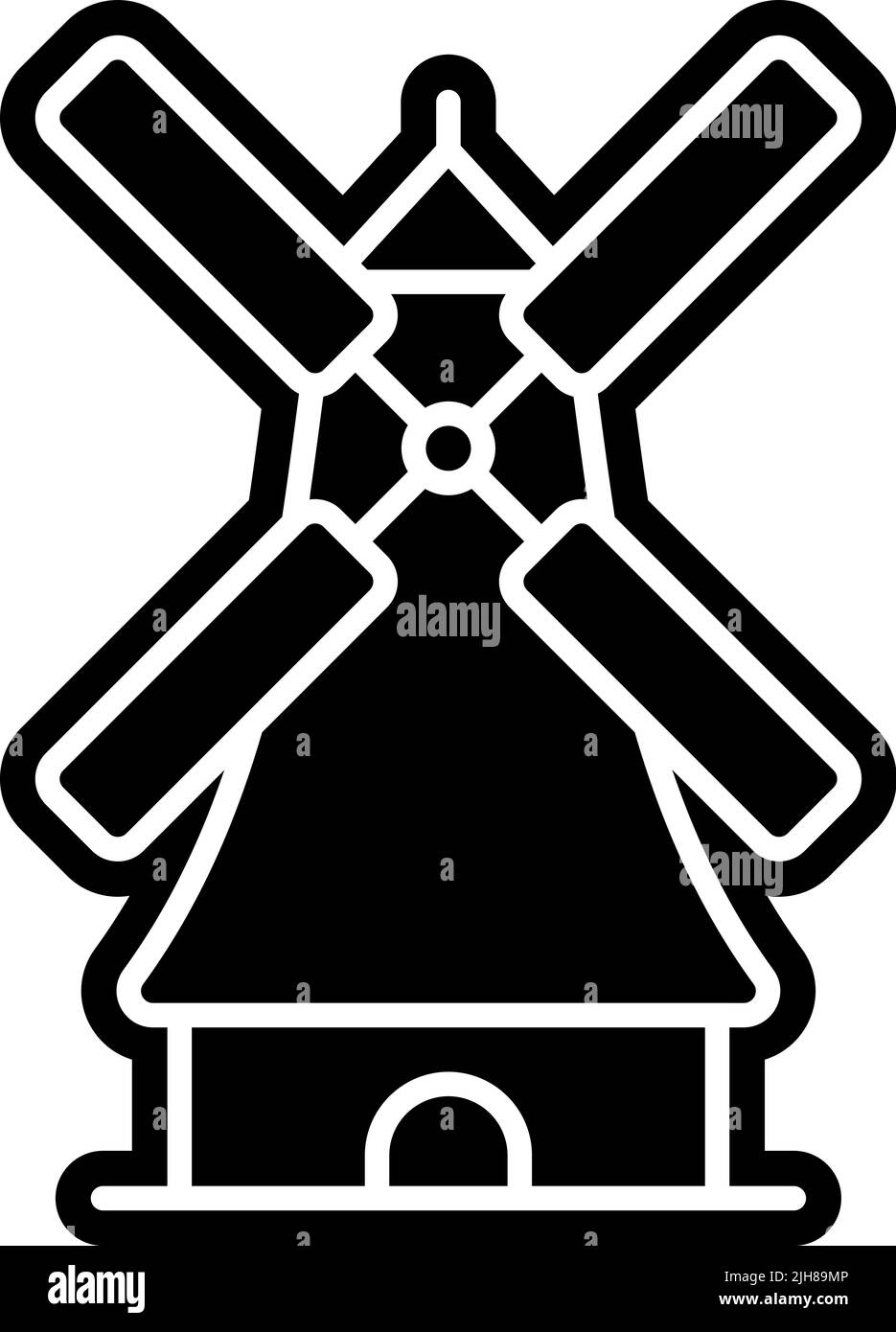 Car eco transport windmill Stock Vector Images - Alamy