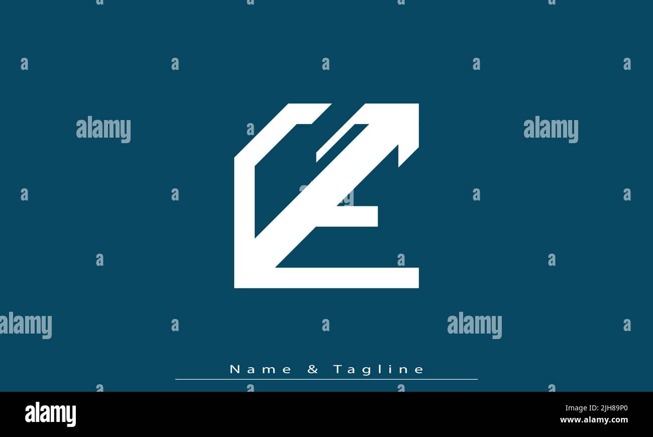 Alphabet letters Initials Monogram logo GE , EG Stock Vector Image ...