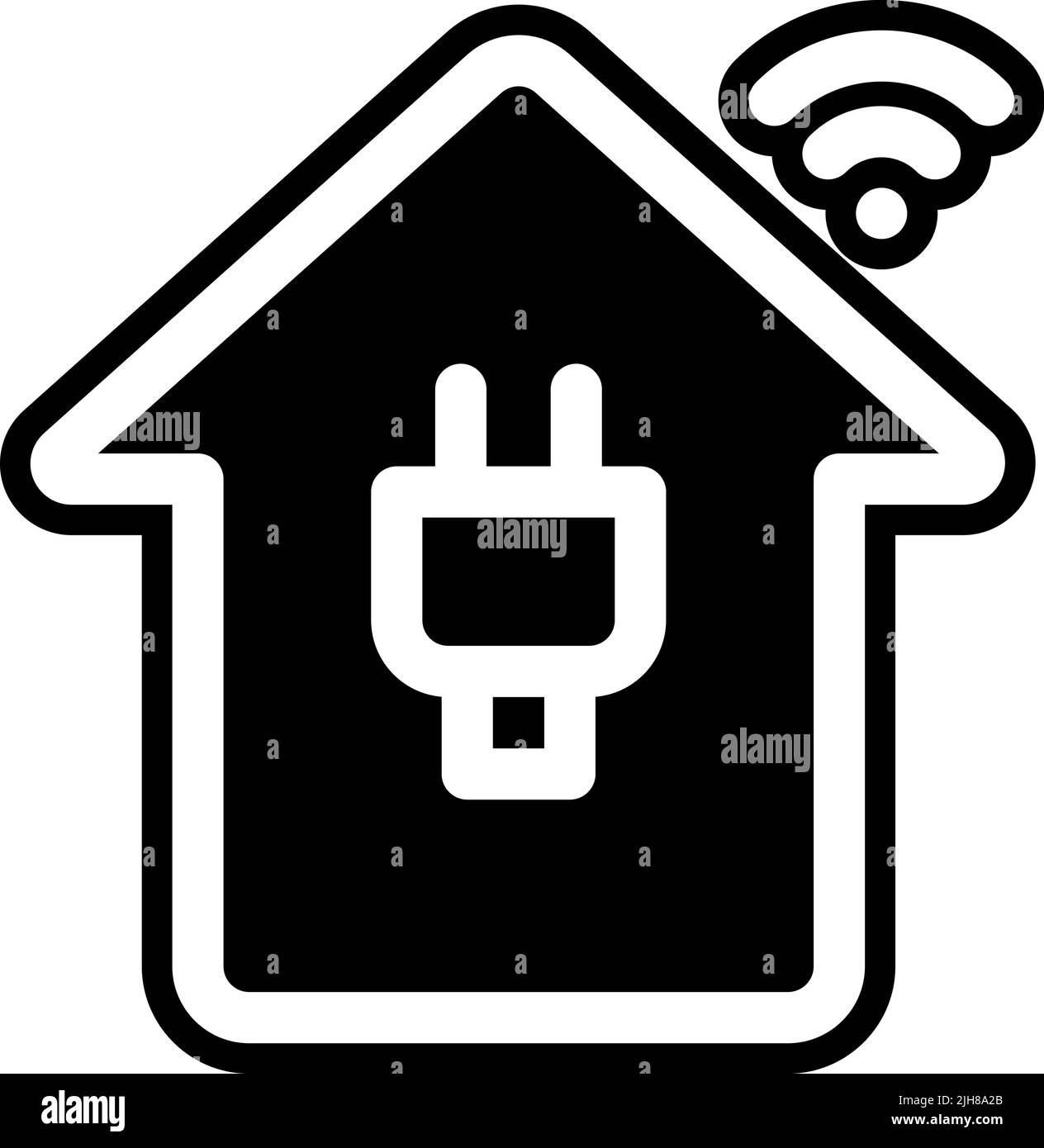 Smarthome smart house icon Stock Vector Image & Art - Alamy