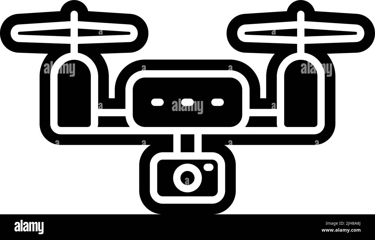 Smart home camera drone icon Stock Vector Image & Art - Alamy