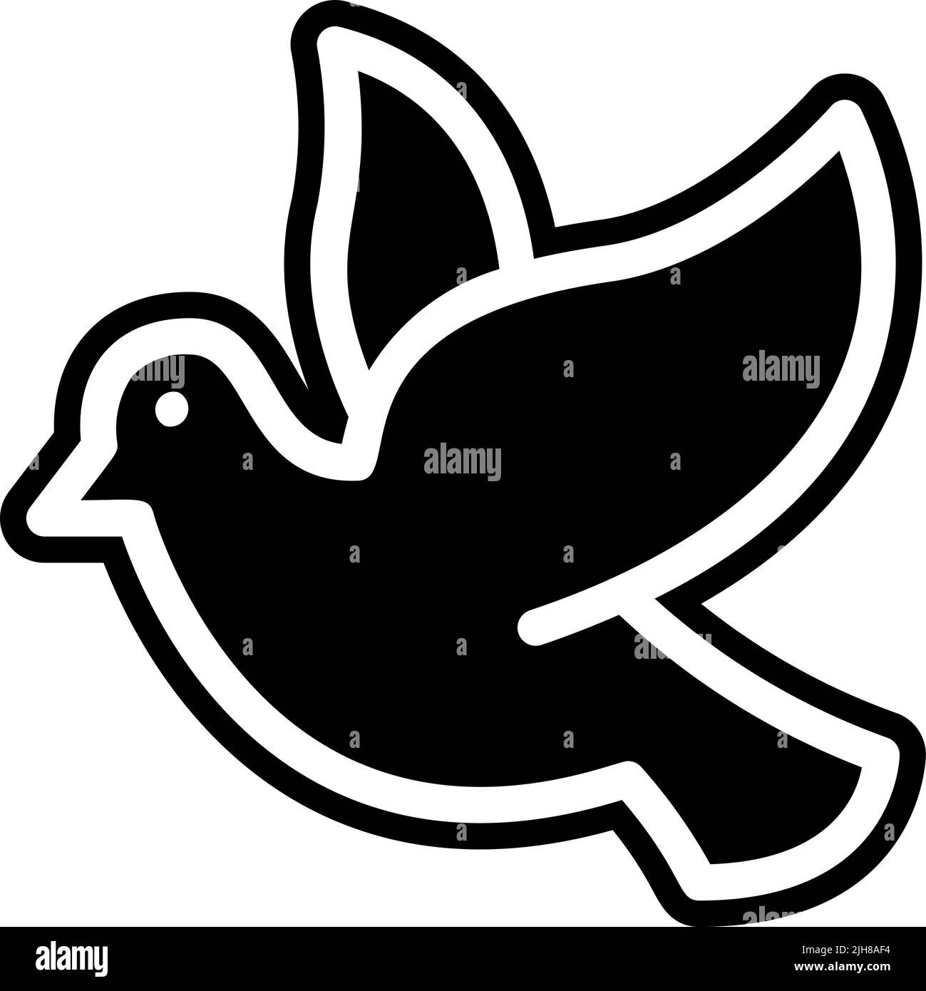 Spring doves icon Stock Vector Image & Art - Alamy