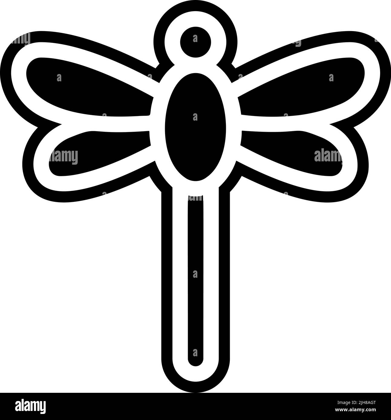 Spring dragonfly icon Stock Vector Image & Art - Alamy