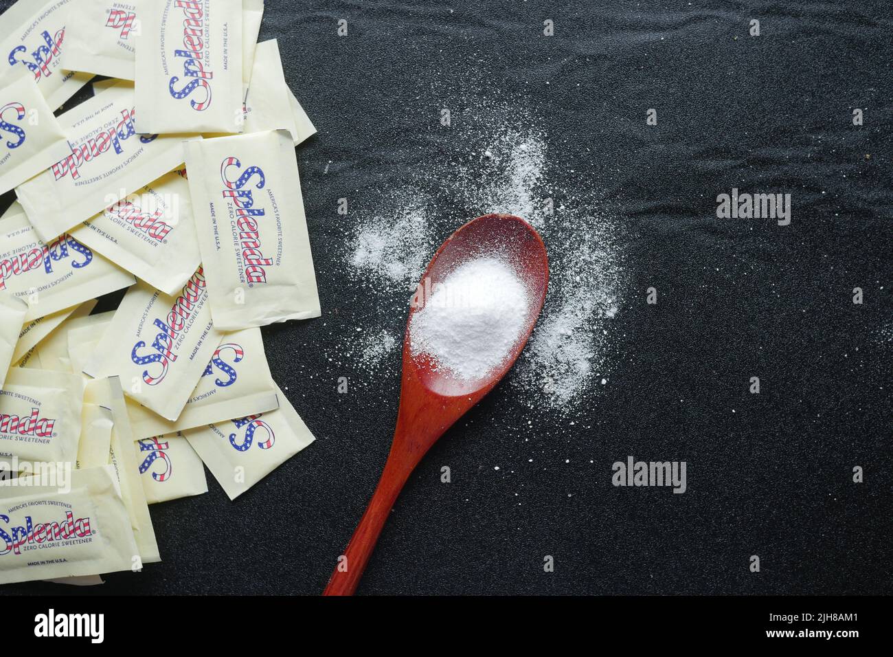 Sweetener sugar substitute on table hi-res stock photography and images ...