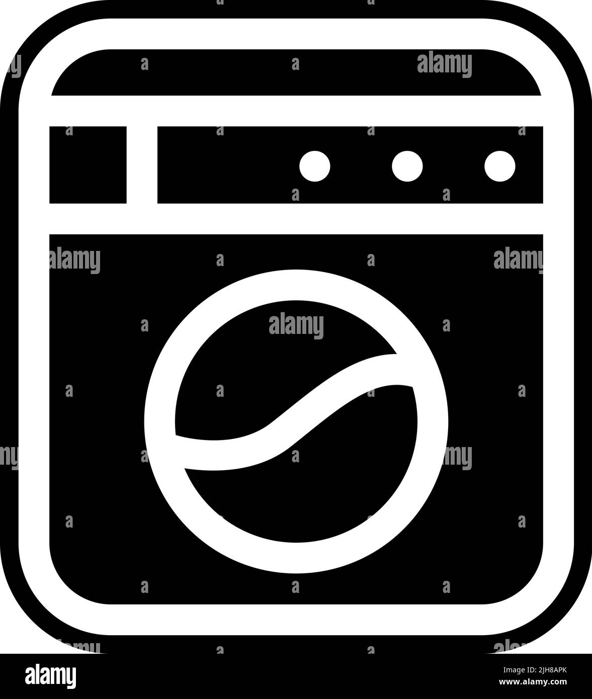 Smarthome washing machine icon Stock Vector Image & Art - Alamy