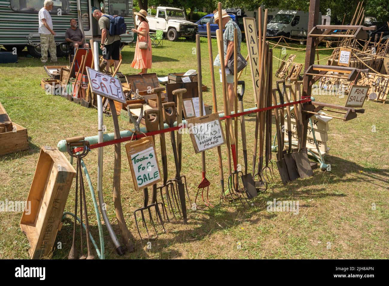The Tree Fair held at Strumpshaw steam museum in Norfolk England UK ...