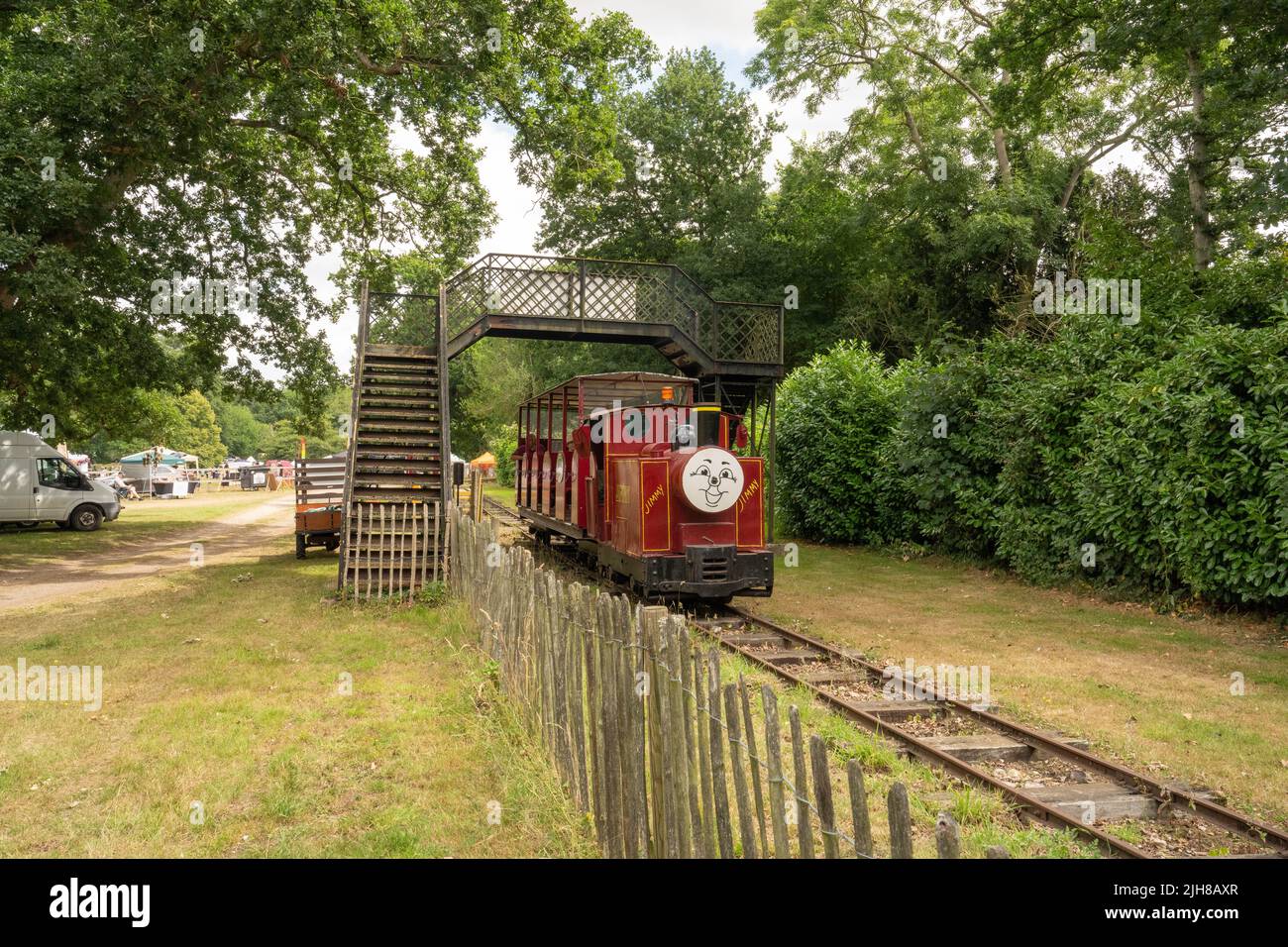 Strumpshaw steam museum miniature train railway in Norfolk England ...