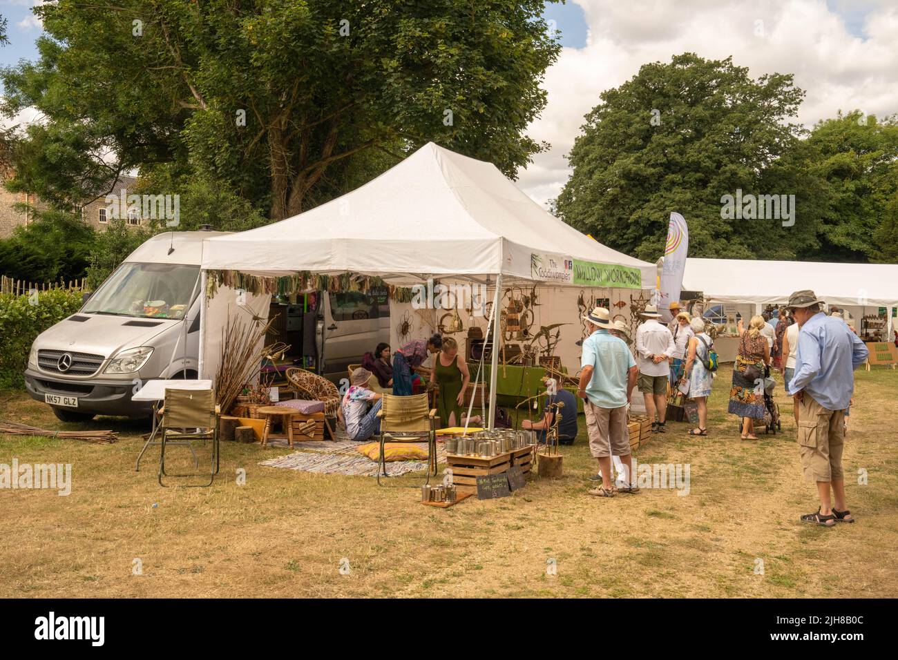 The Tree Fair held at Strumpshaw steam museum in Norfolk England UK ...