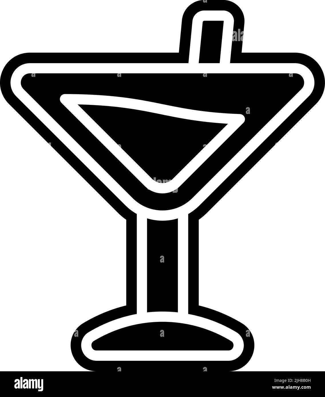 Summer cocktail icon Stock Vector Image & Art - Alamy