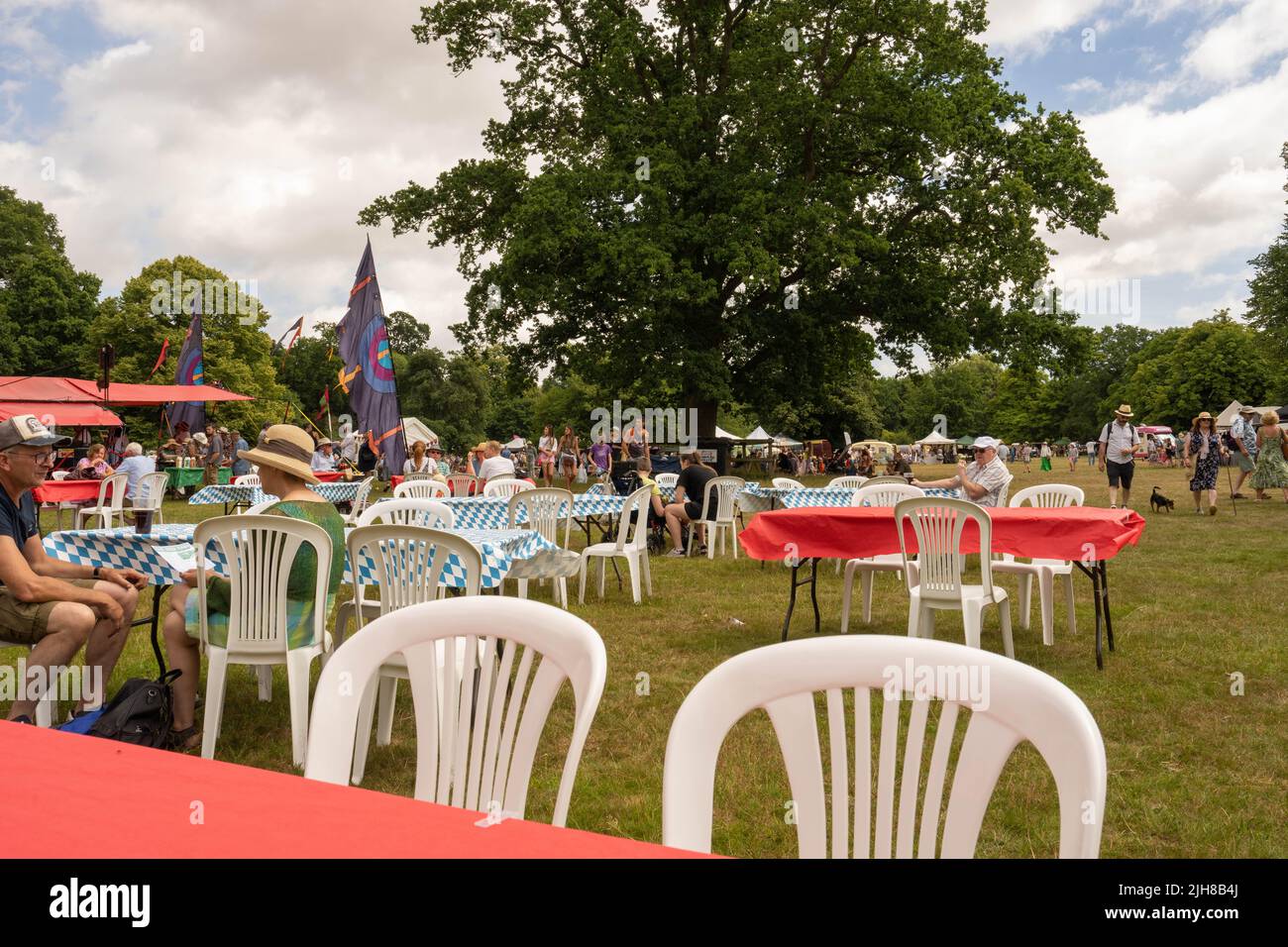 The Tree Fair held at Strumpshaw steam museum in Norfolk England UK ...