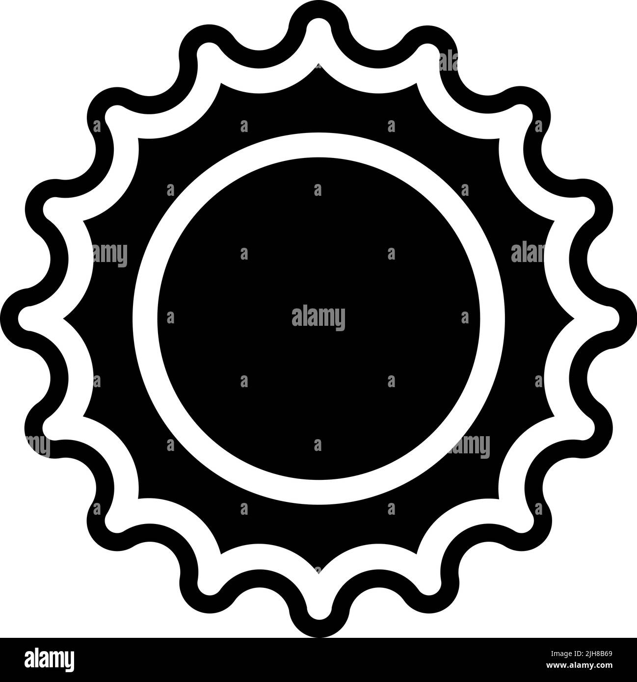 Spring sun icon Stock Vector Image & Art - Alamy