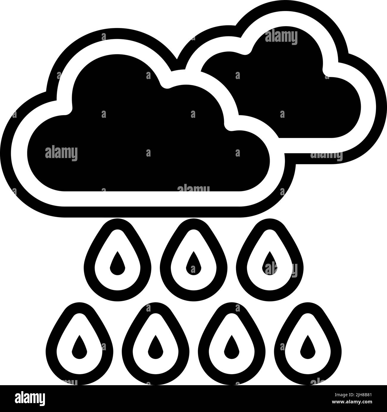 Spring rain icon Stock Vector Image & Art - Alamy