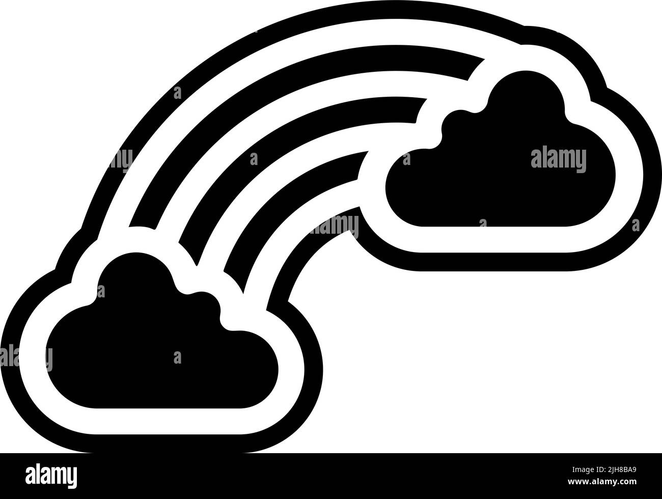Spring rainbow icon Stock Vector Image & Art - Alamy