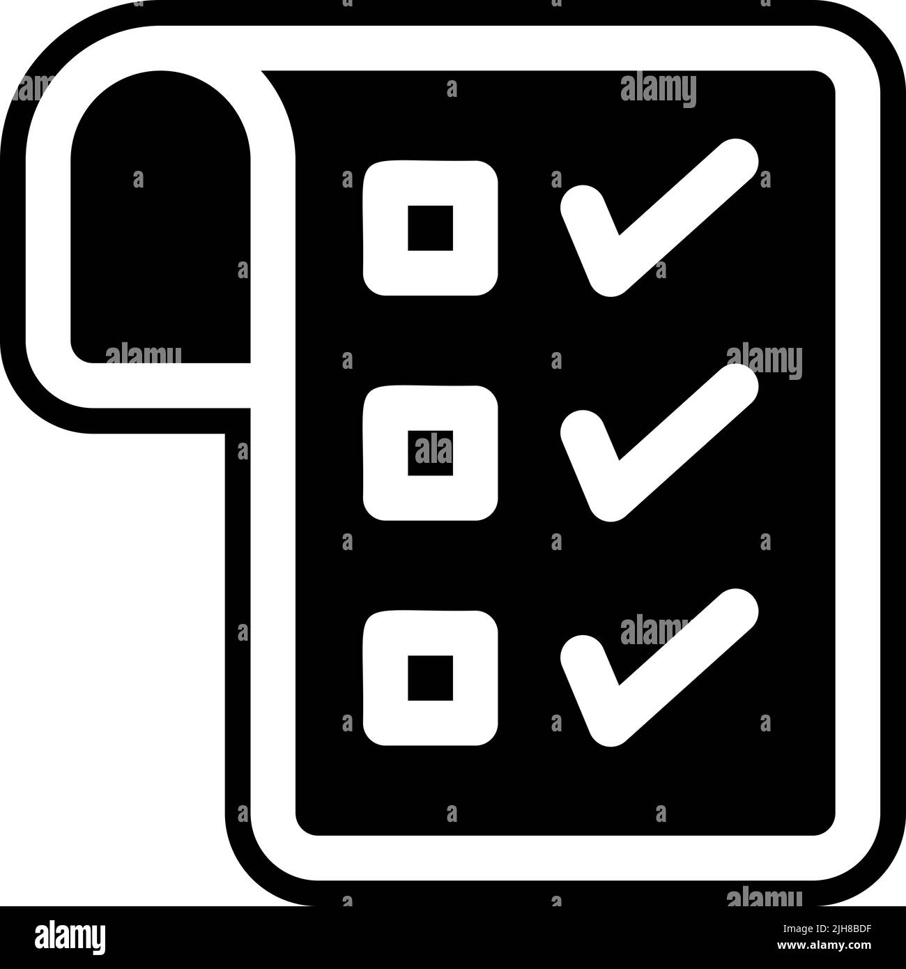 Report documents checklist icon Stock Vector Image & Art - Alamy