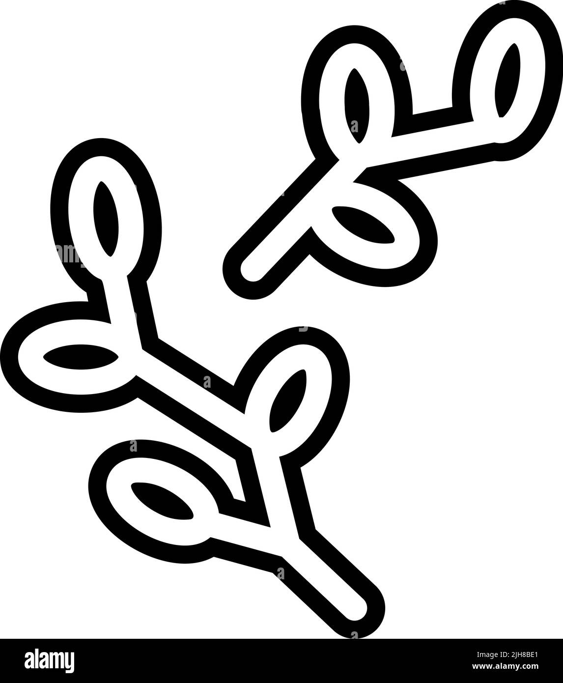 Spring buds on tree Stock Vector Images - Alamy