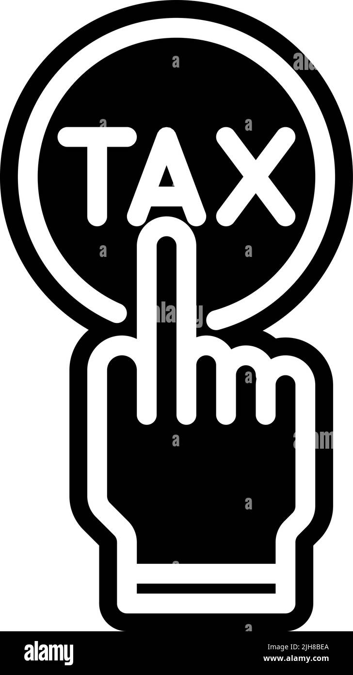 Tax tax icon Stock Vector Image & Art - Alamy