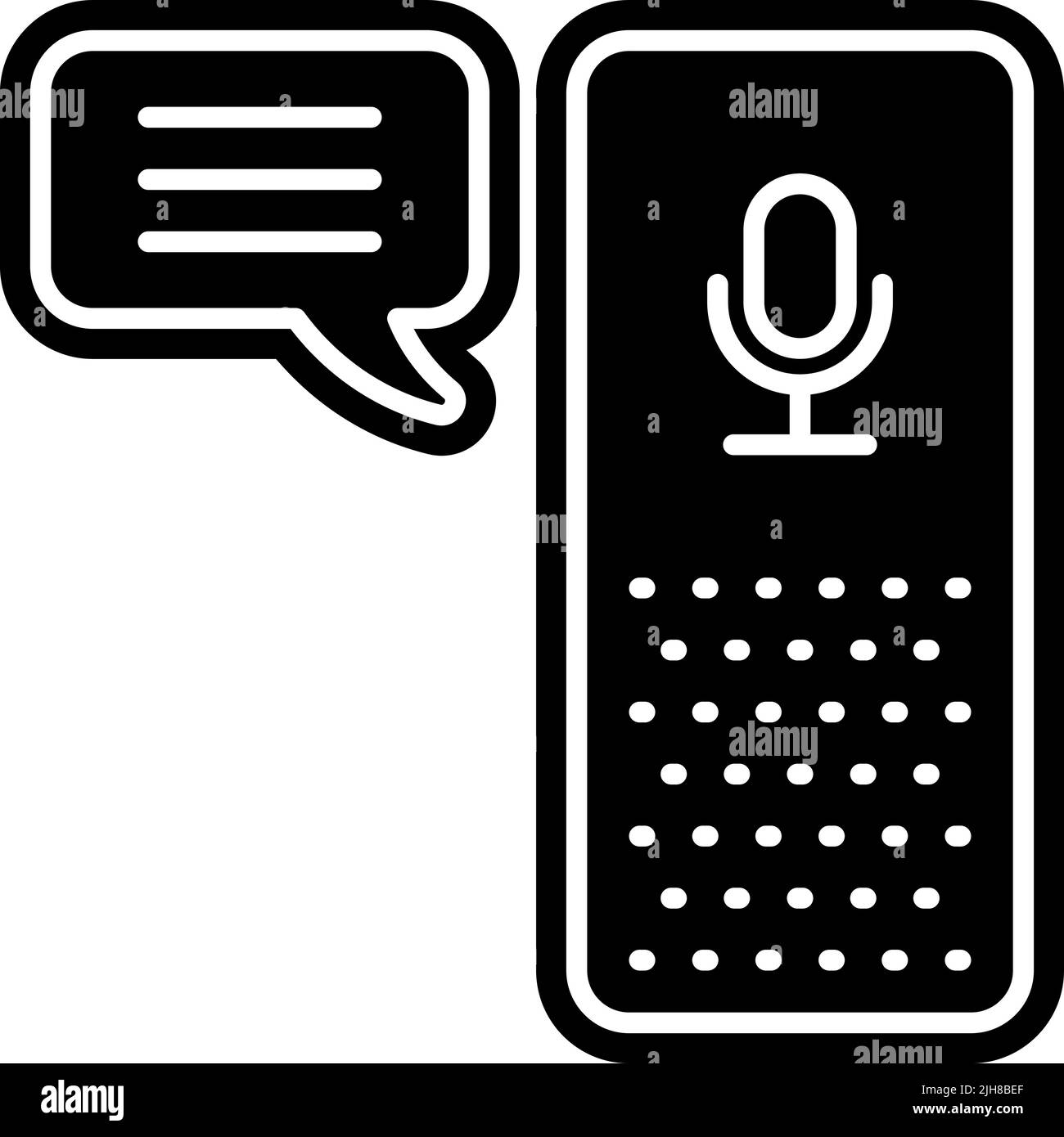 Digital personal assistant home Stock Vector Images - Alamy