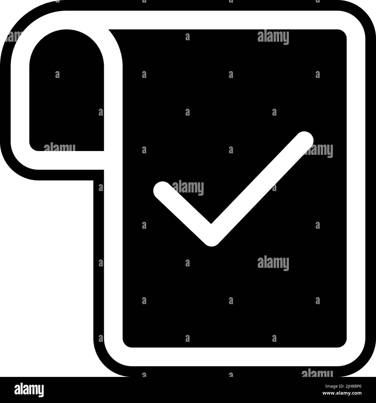 Report documents check icon Stock Vector Image & Art - Alamy