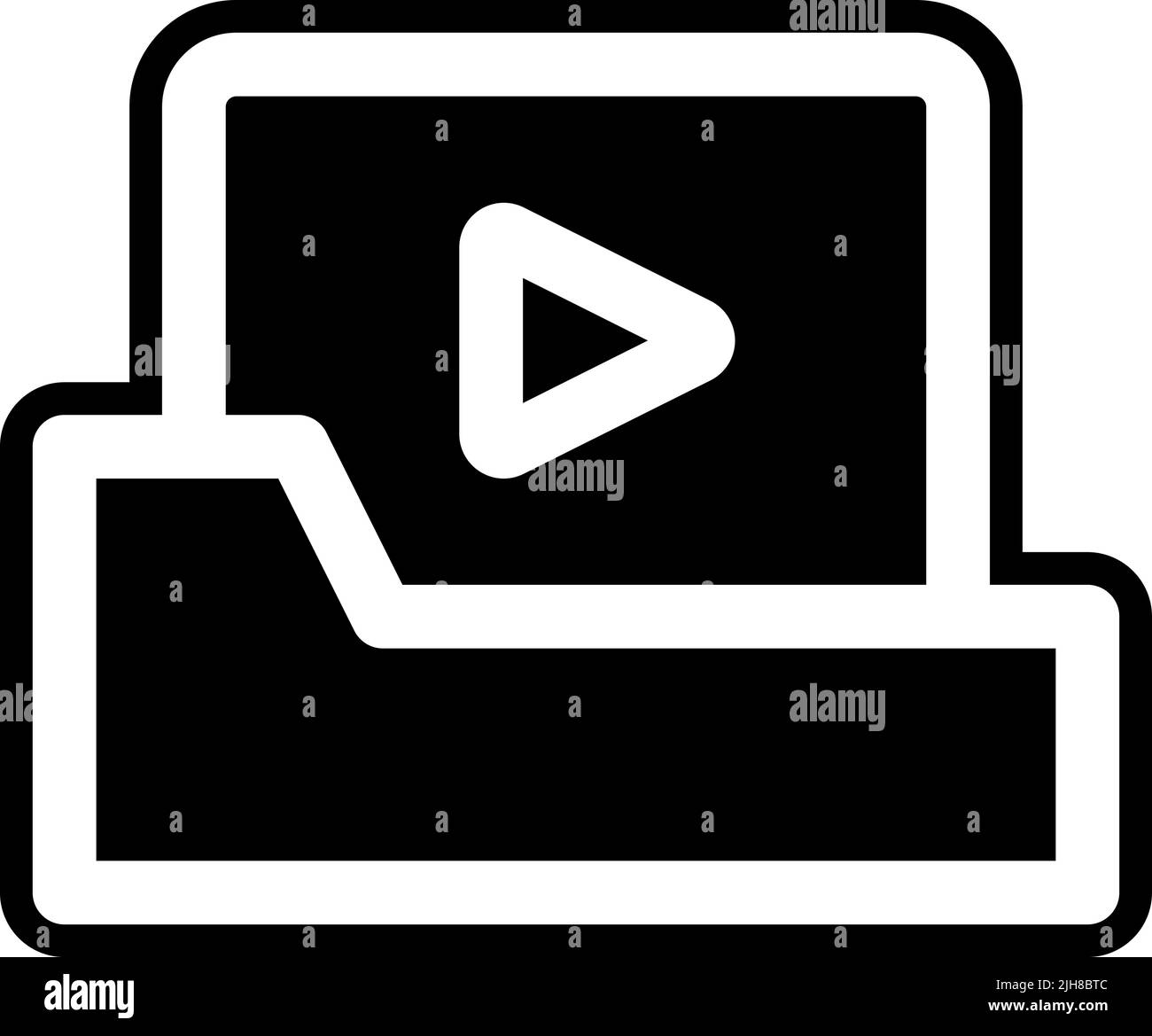 School and online learning folder icon Stock Vector Image & Art - Alamy