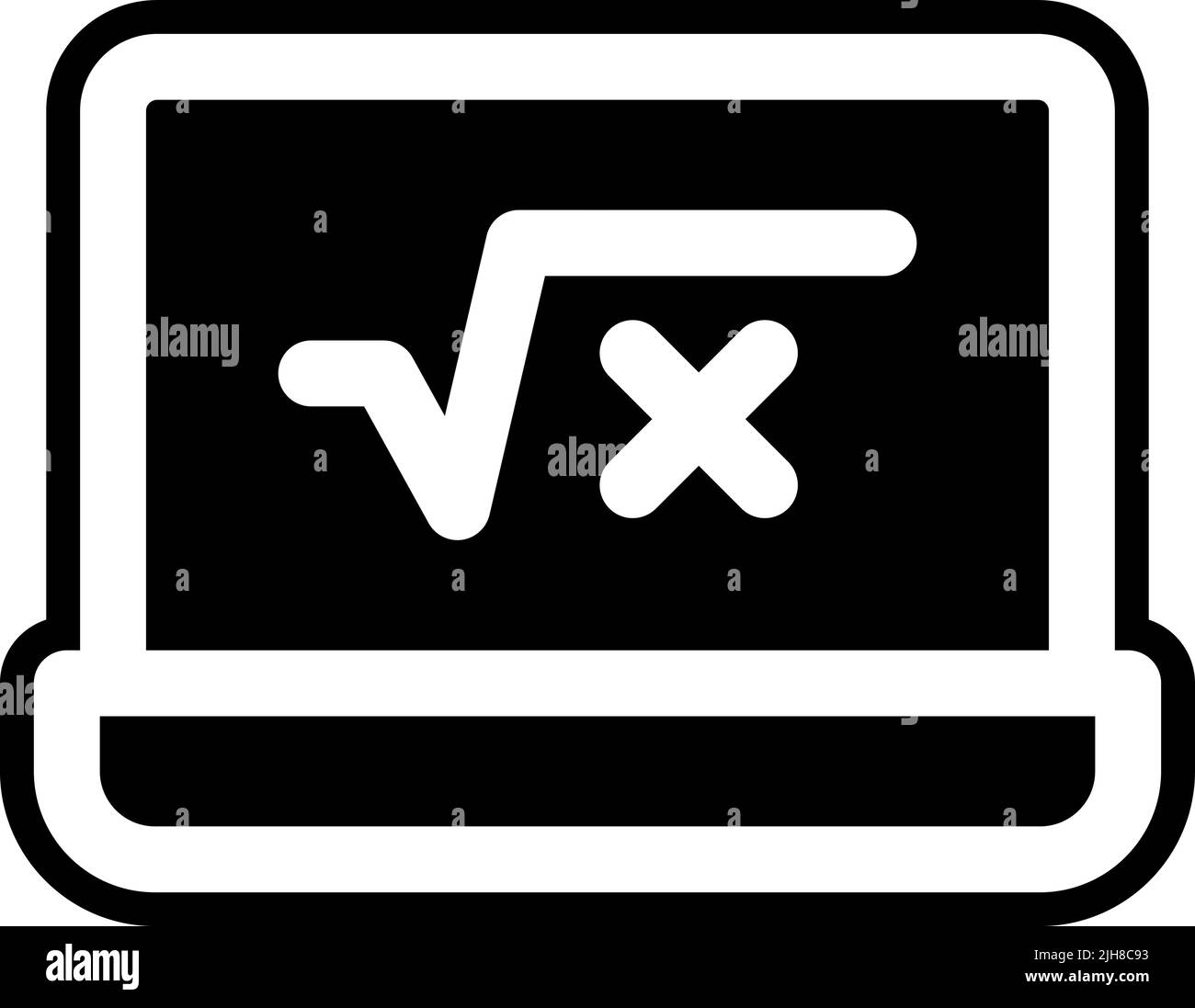 School and online learning mathematics icon Stock Vector Image & Art ...