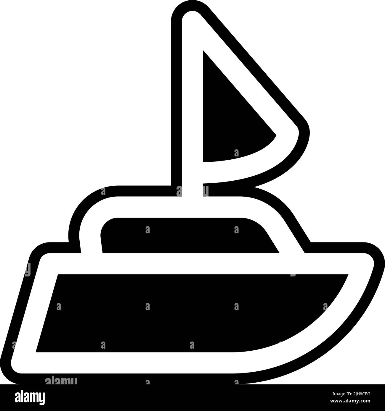 Transportation sailboat icon Stock Vector Image & Art - Alamy