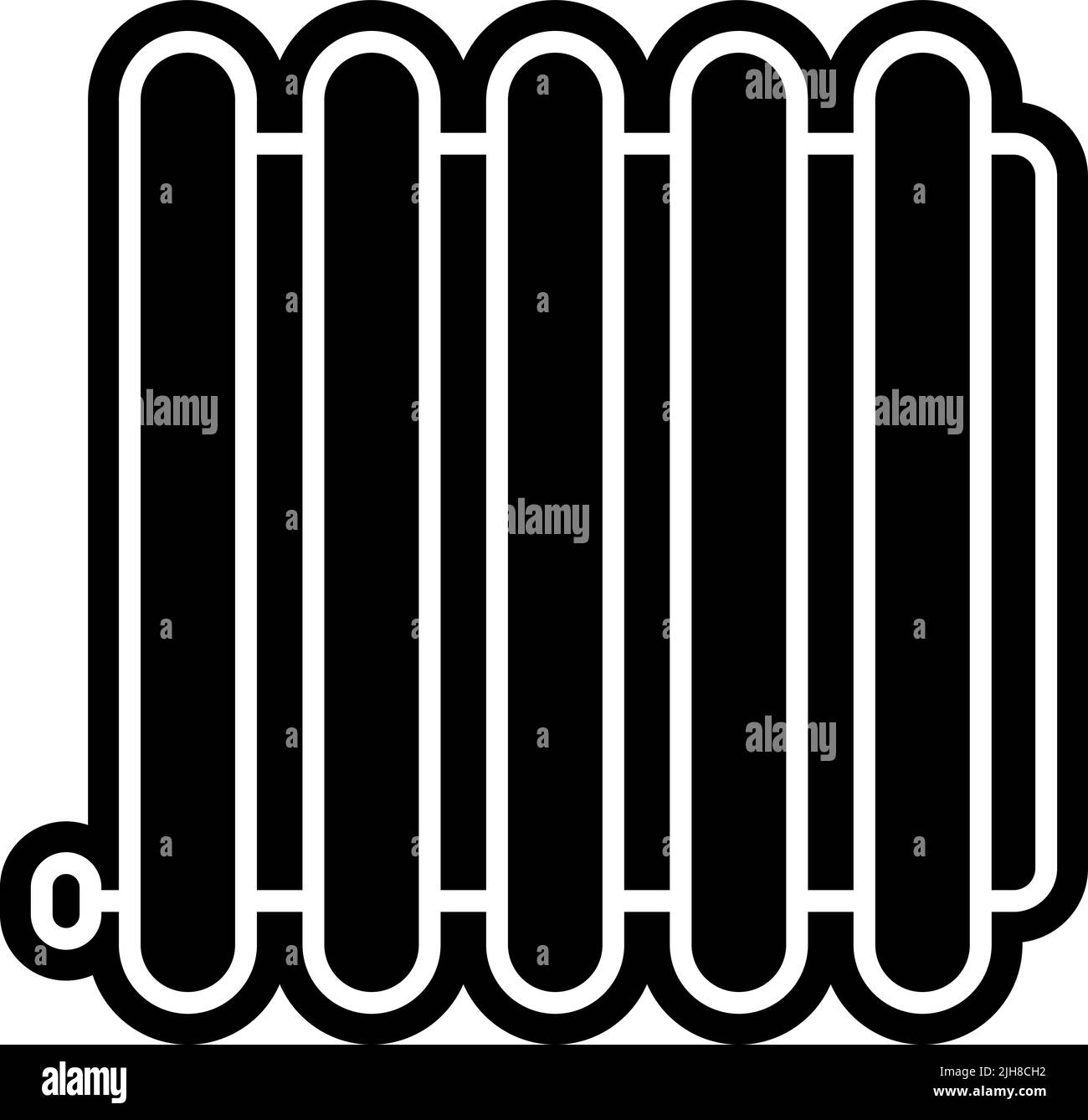 Smart home central heating icon Stock Vector Image & Art - Alamy