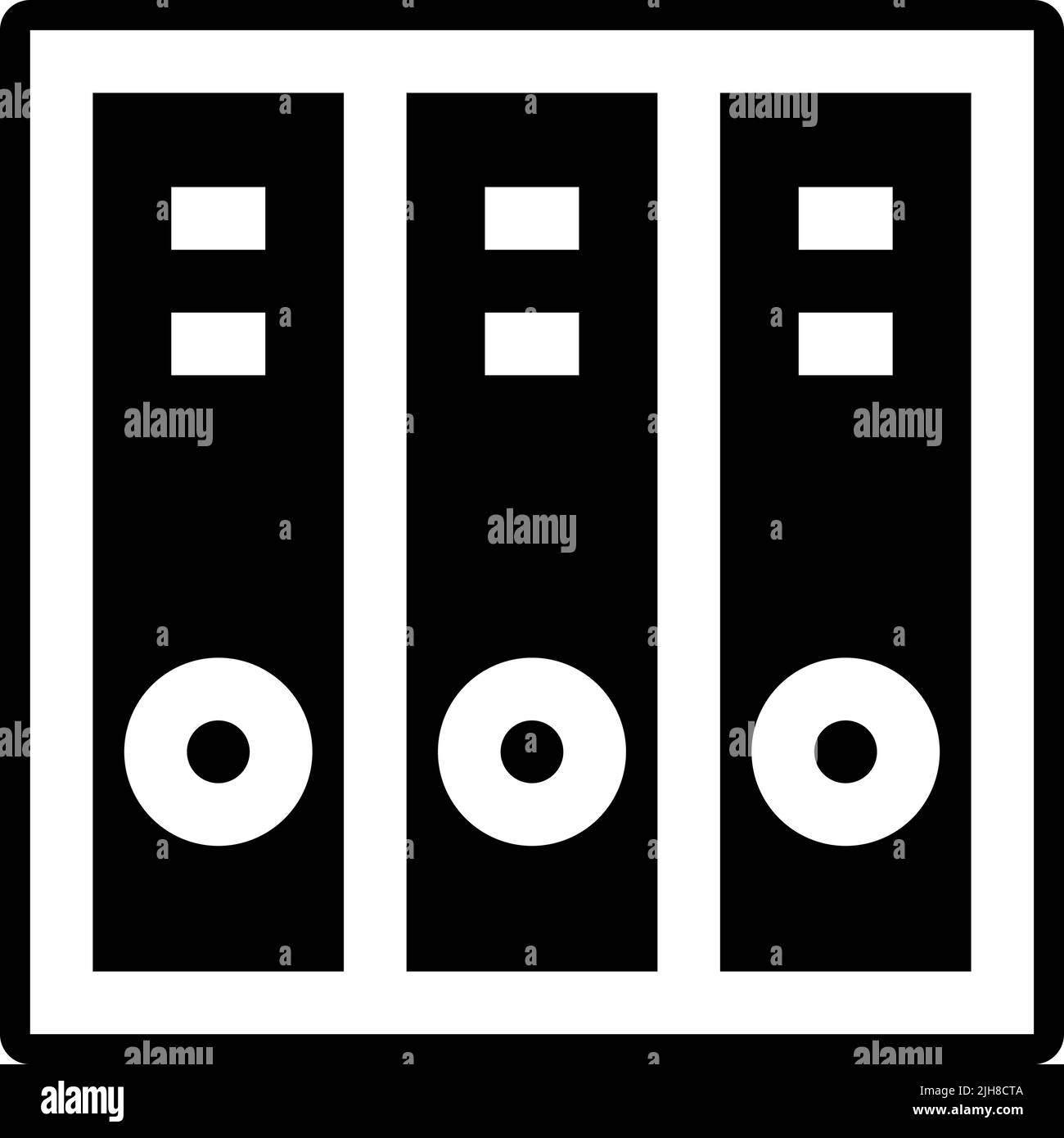 Time management set two folder icon Stock Vector Image & Art - Alamy