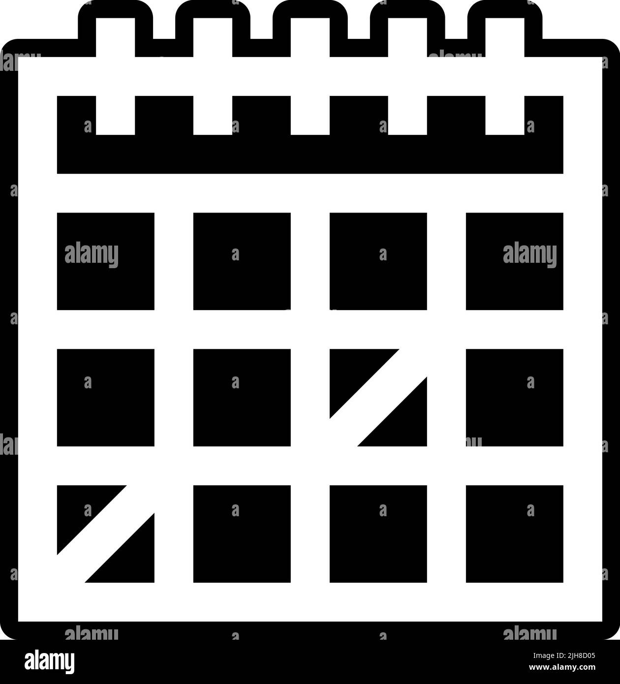 Time management set two calendar icon Stock Vector Image & Art - Alamy