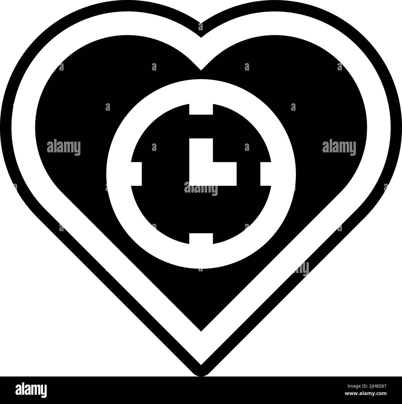 Time management set two lifetime icon Stock Vector Image & Art - Alamy