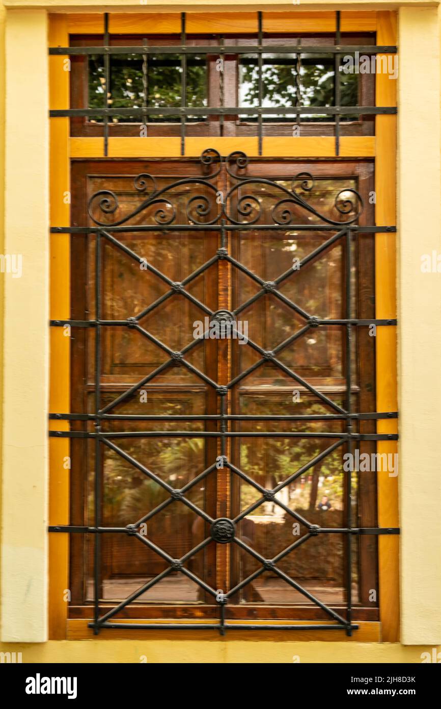Window with Spanish style railings Stock Photo - Alamy
