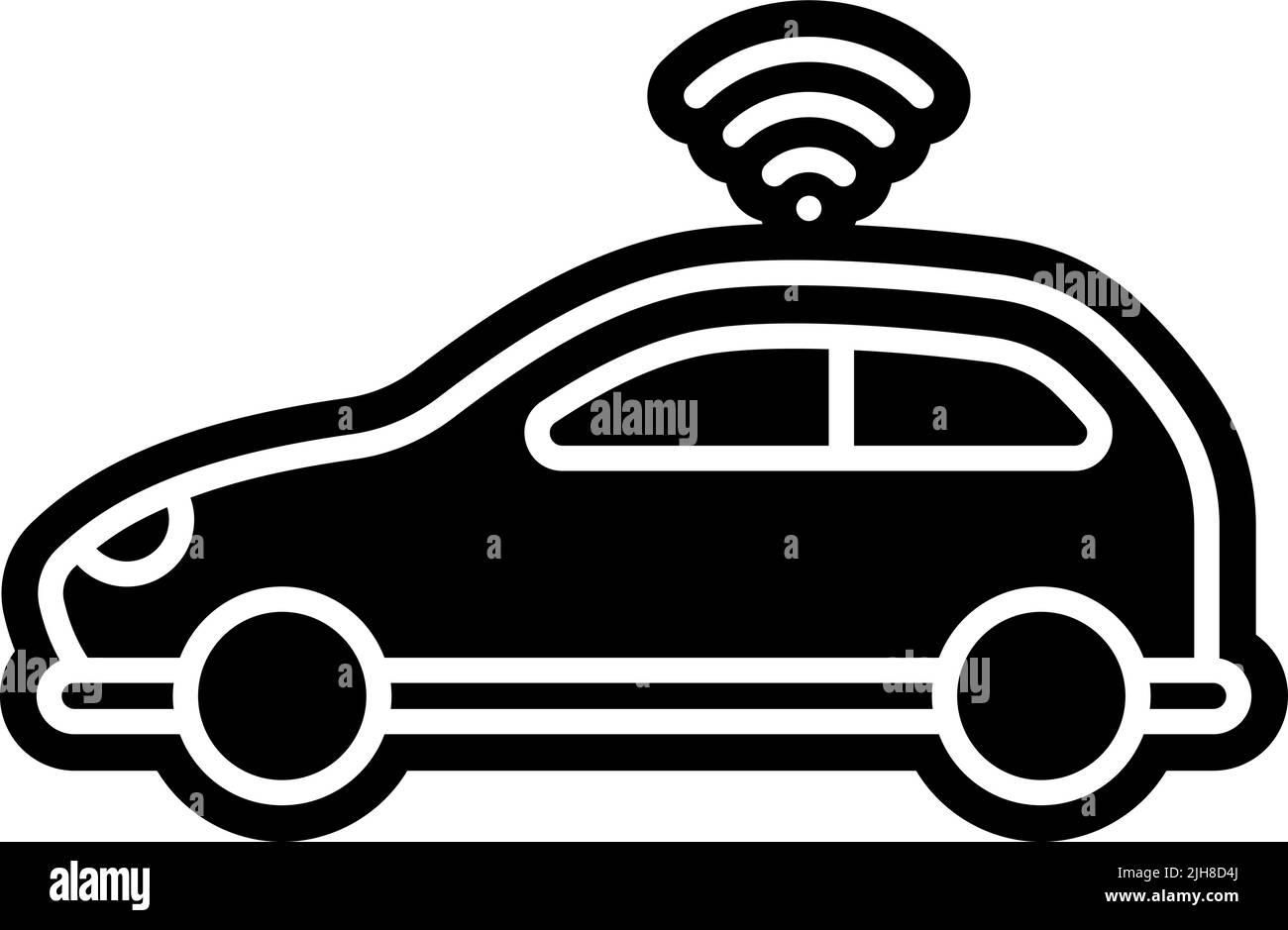 Smart city smart car icon Stock Vector Image & Art - Alamy