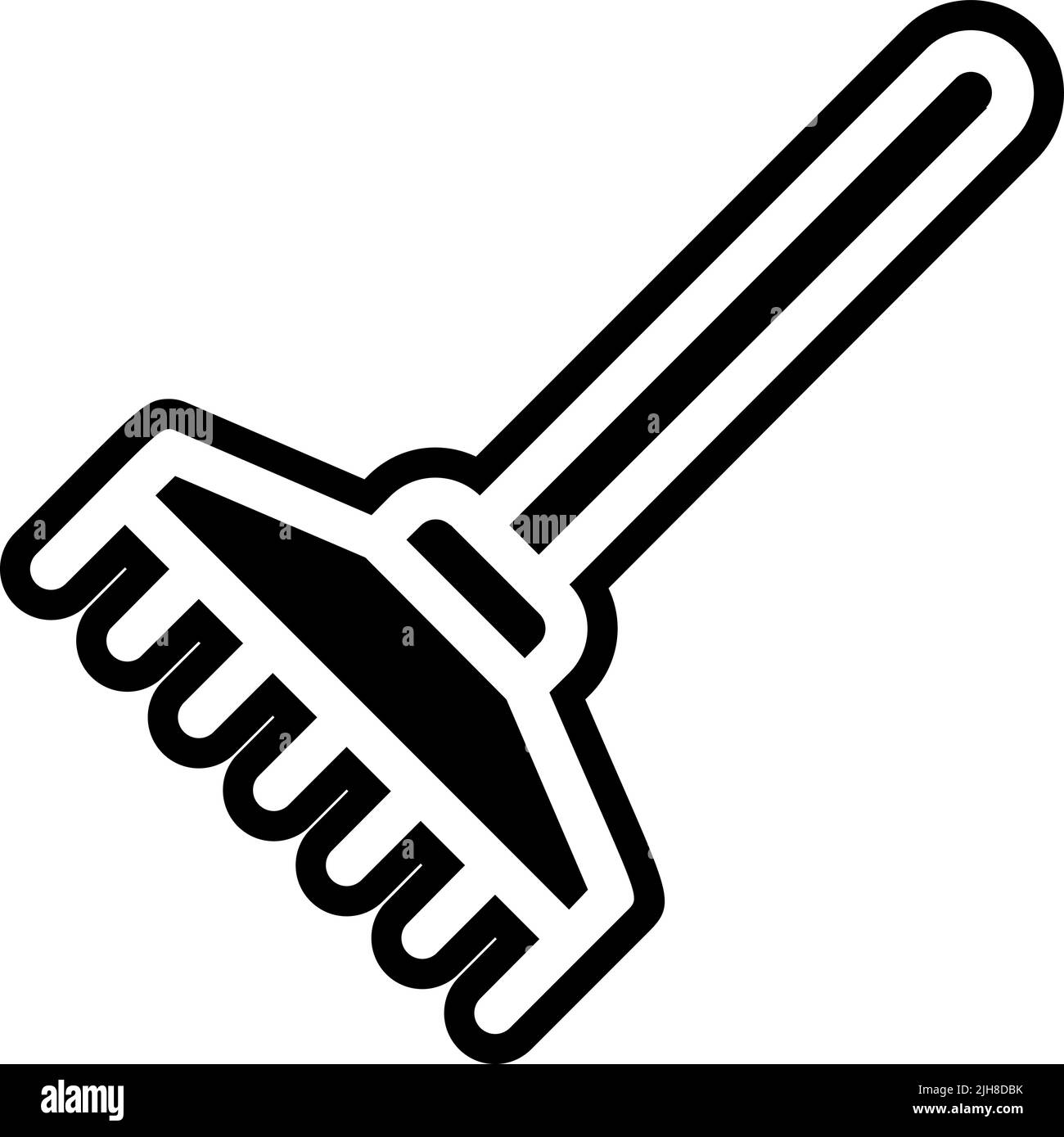 Rake shovel Black and White Stock Photos & Images - Alamy