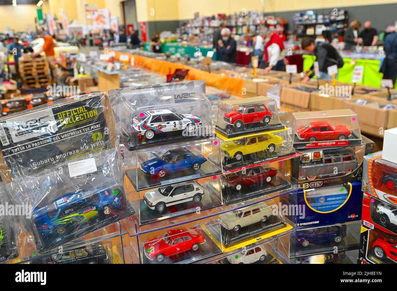 Vintage toy cars seller booth for collectors and enthusiasts Stock ...