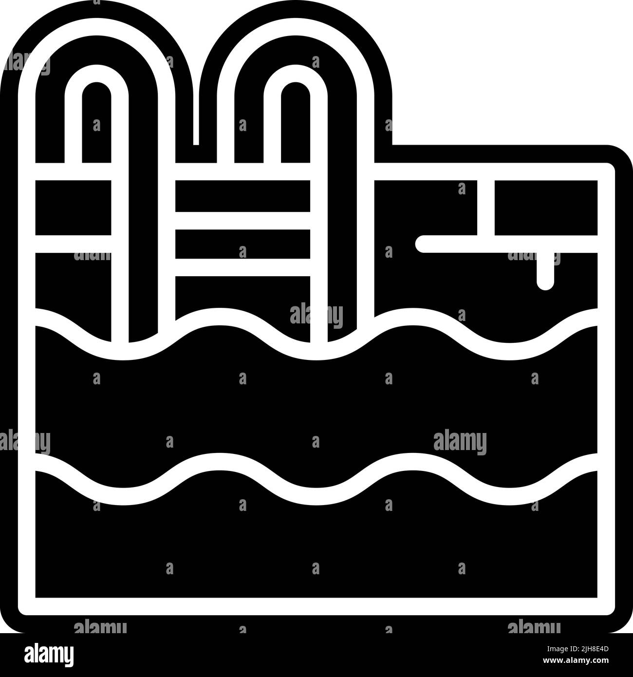 Summer swimming pool icon Stock Vector Image & Art - Alamy