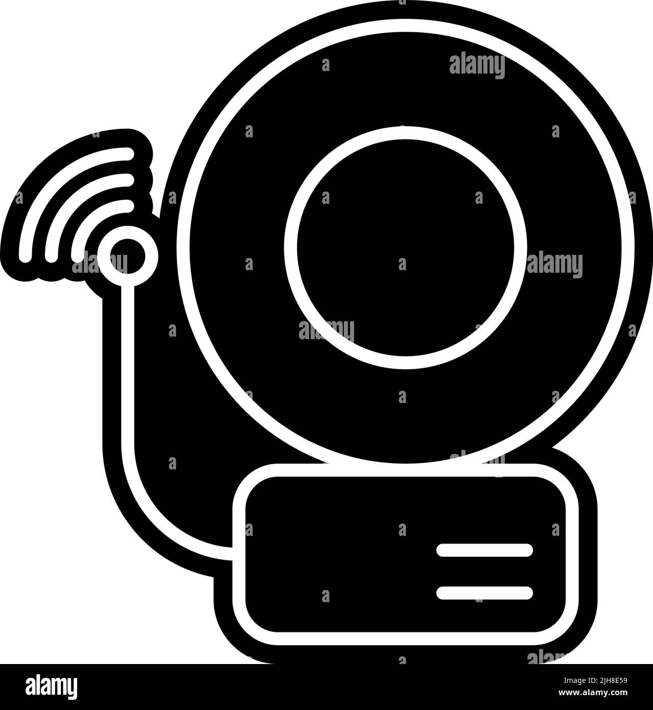 Smart city fire alarm icon Stock Vector Image & Art - Alamy