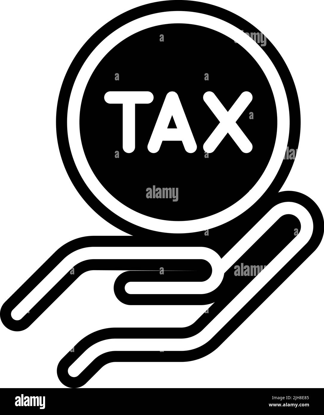 Tax tax icon Stock Vector Image & Art - Alamy