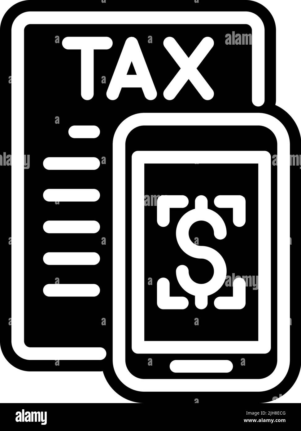 Tax tax icon Stock Vector Image & Art - Alamy