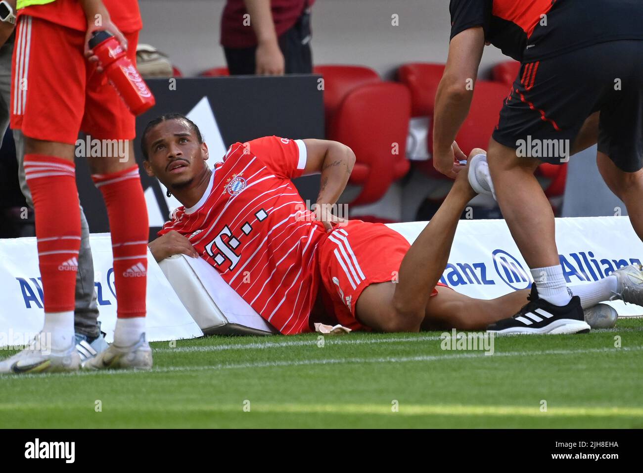 Munich, Deutschland. 16th July, 2022. Leroy SANE (FC Bayern Munich) has ...