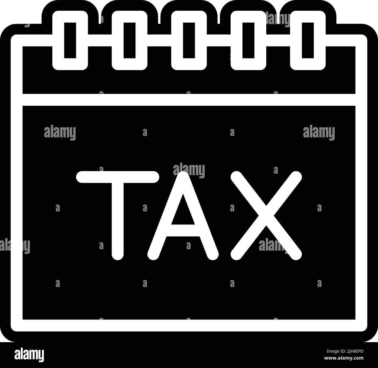 Tax tax icon Stock Vector Image & Art - Alamy
