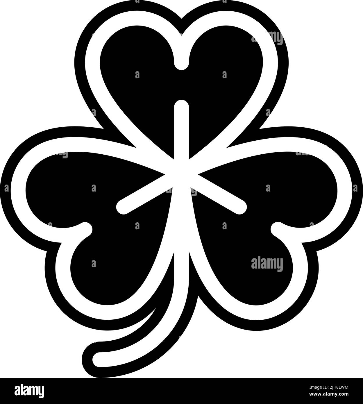 Spring clover icon Stock Vector Image & Art - Alamy