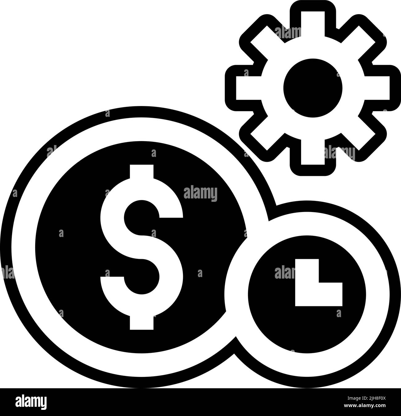 Time management concept colored Stock Vector Images - Alamy