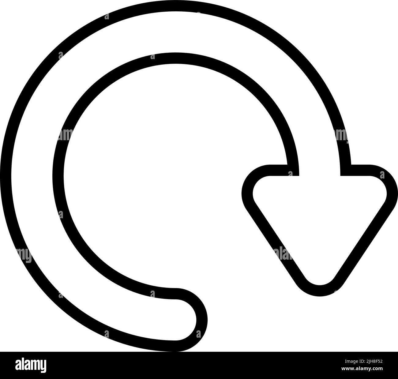 User interface refresh icon Stock Vector Image & Art - Alamy