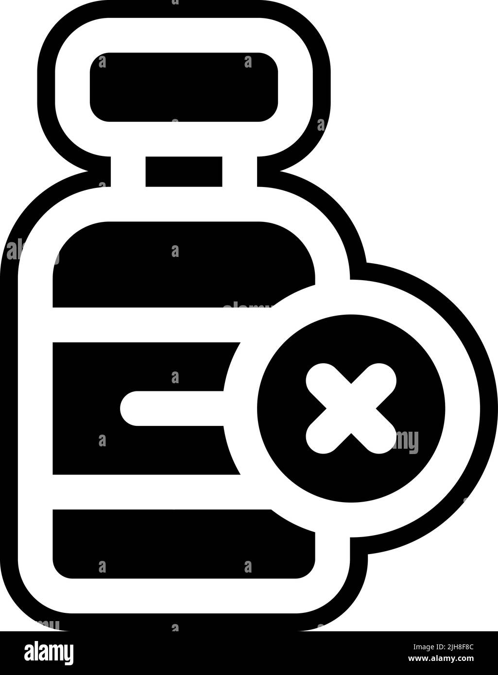 Vaccination reject icon Stock Vector Image & Art - Alamy