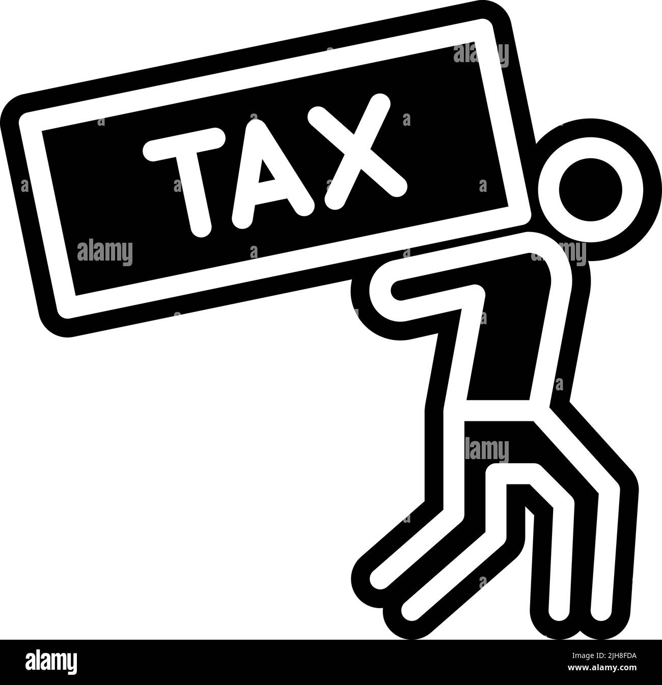 Income tax cartoon hi-res stock photography and images - Alamy