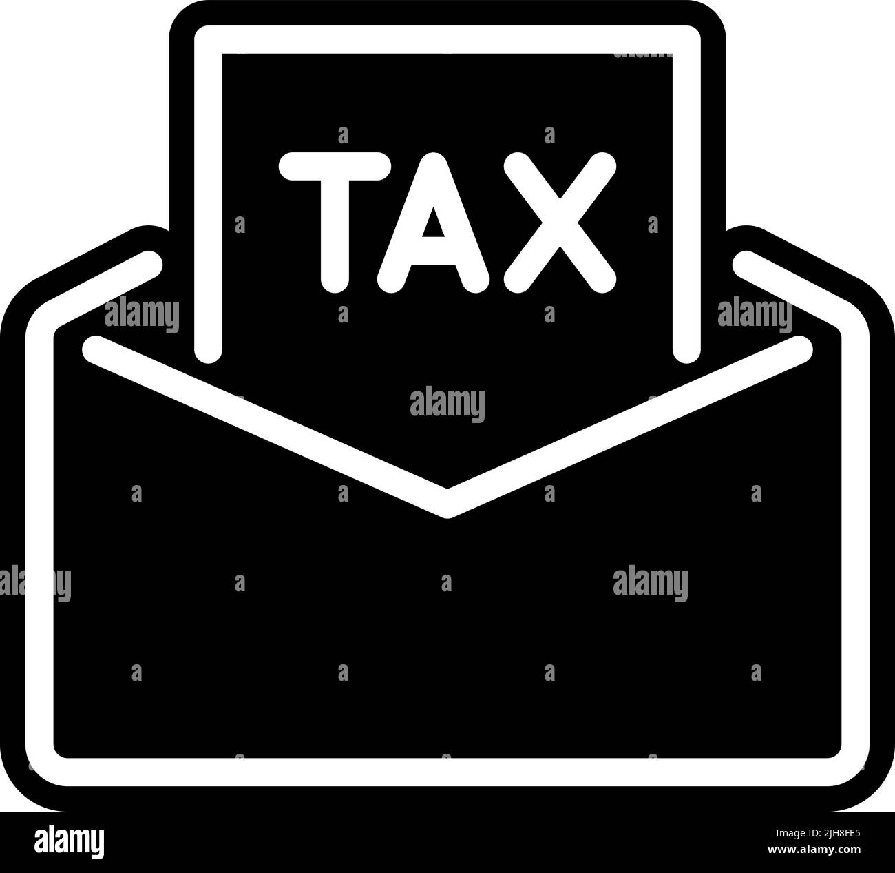 Tax tax icon Stock Vector Image & Art - Alamy