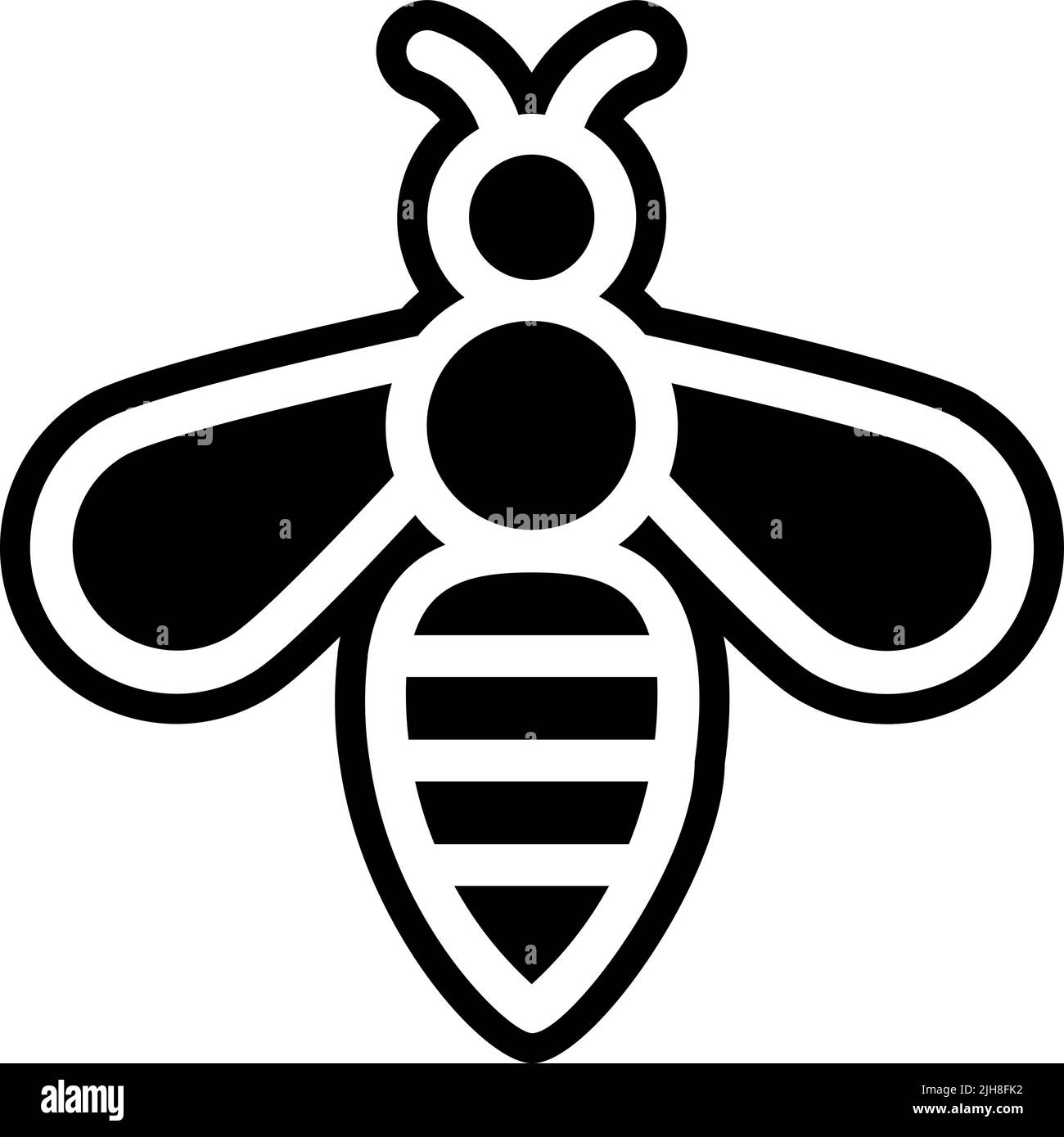 Spring bee icon Stock Vector Image & Art - Alamy