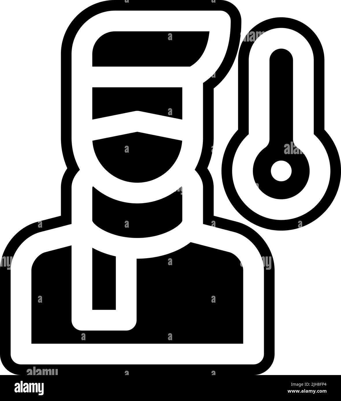 Vaccination fever icon Stock Vector Image & Art - Alamy