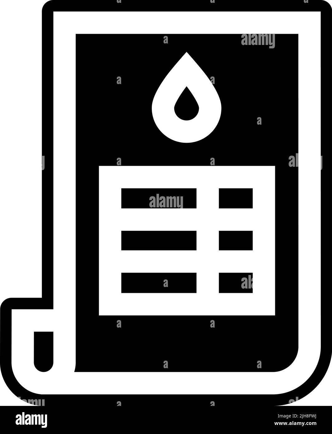 Water bill icon Stock Vector Image & Art - Alamy