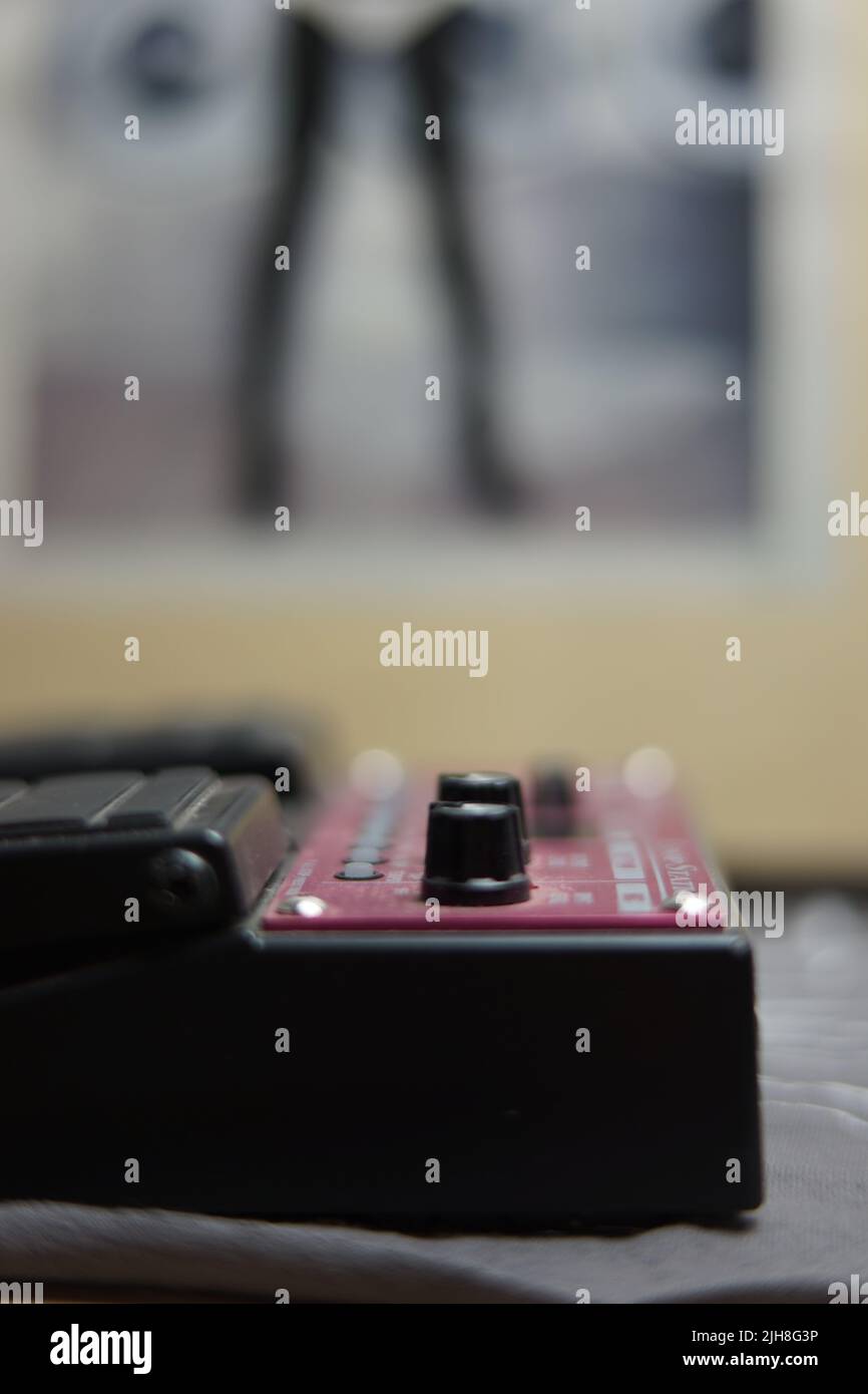 A closeup shot of Boss RC-30 Loop Station Stock Photo - Alamy